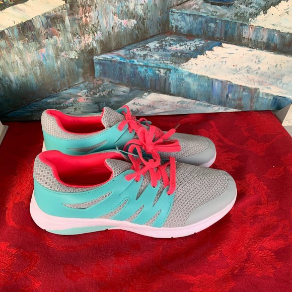 Athletic Works | Shoes | New Womens Athletic Works Tealgreypink ...